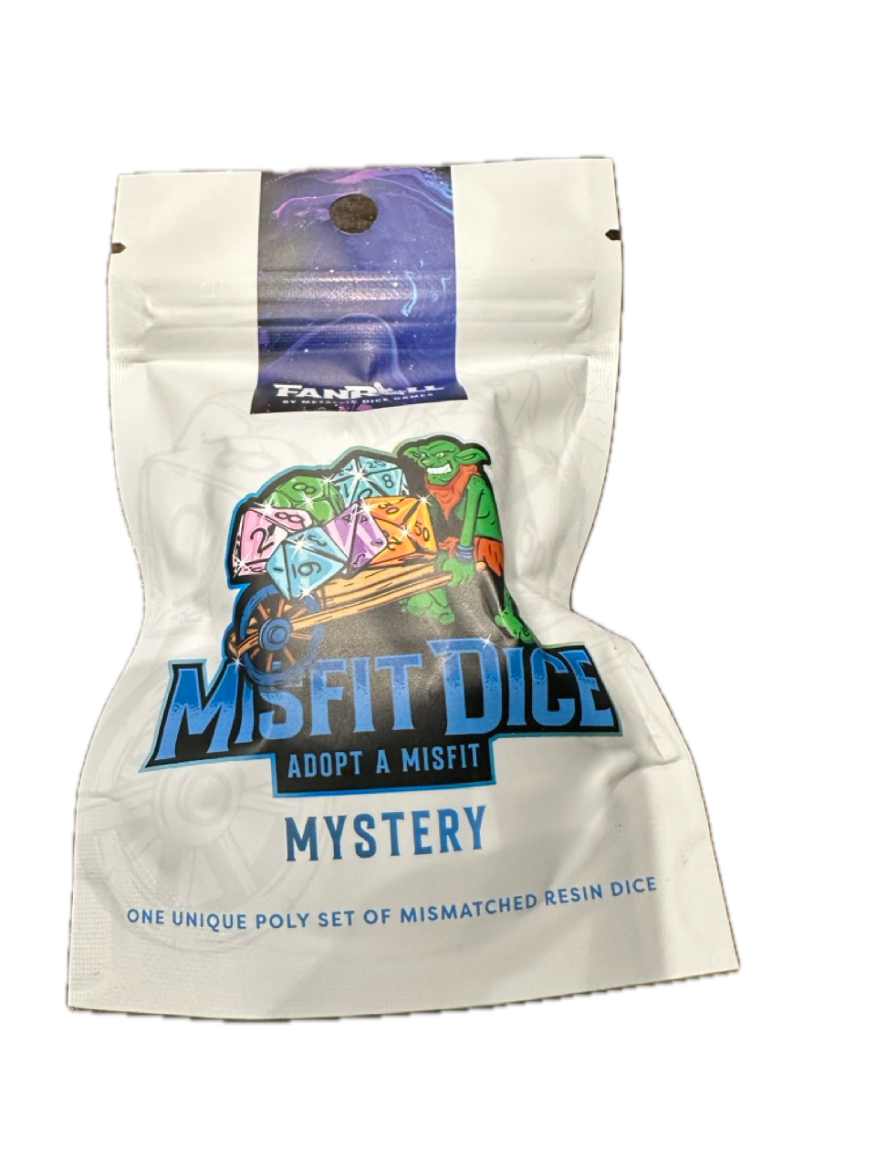 Fanroll - Mystery Misfit Resin Polyhedral Dice Set – Mythic Tabletop Games
