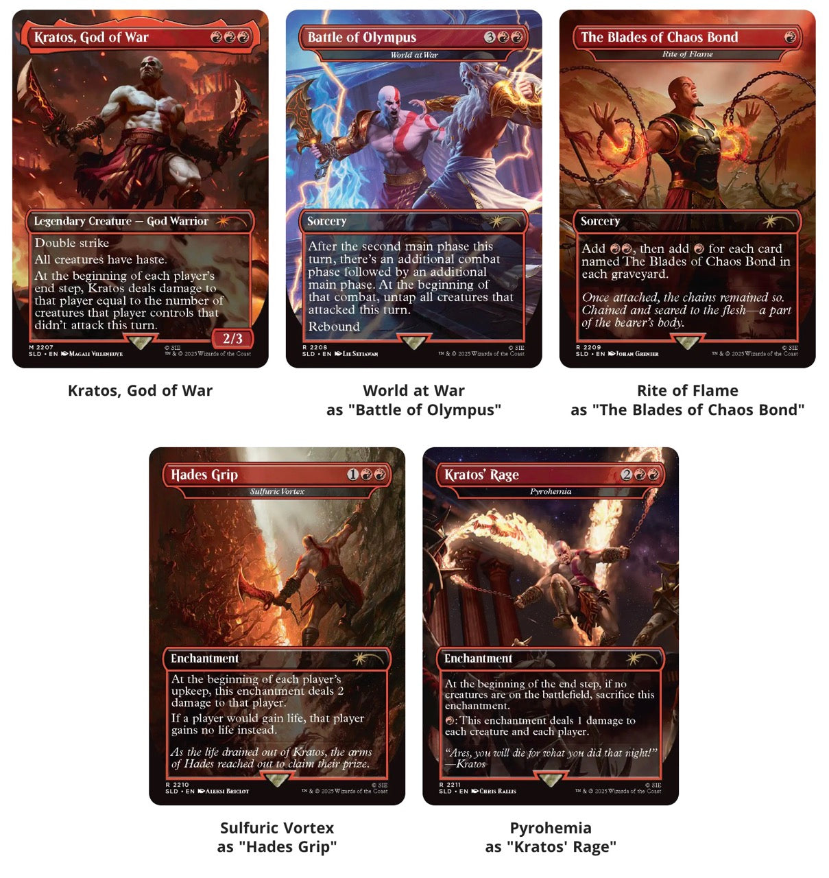 Magic: The Gathering - Secret Lair x PS2 God of War Greek – Mythic ...